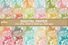 Sweet Gradient Tie Dye Texture Digital Papers Backgrounds - So Fontsy