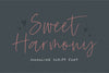 Sweet Harmony Font - So Fontsy