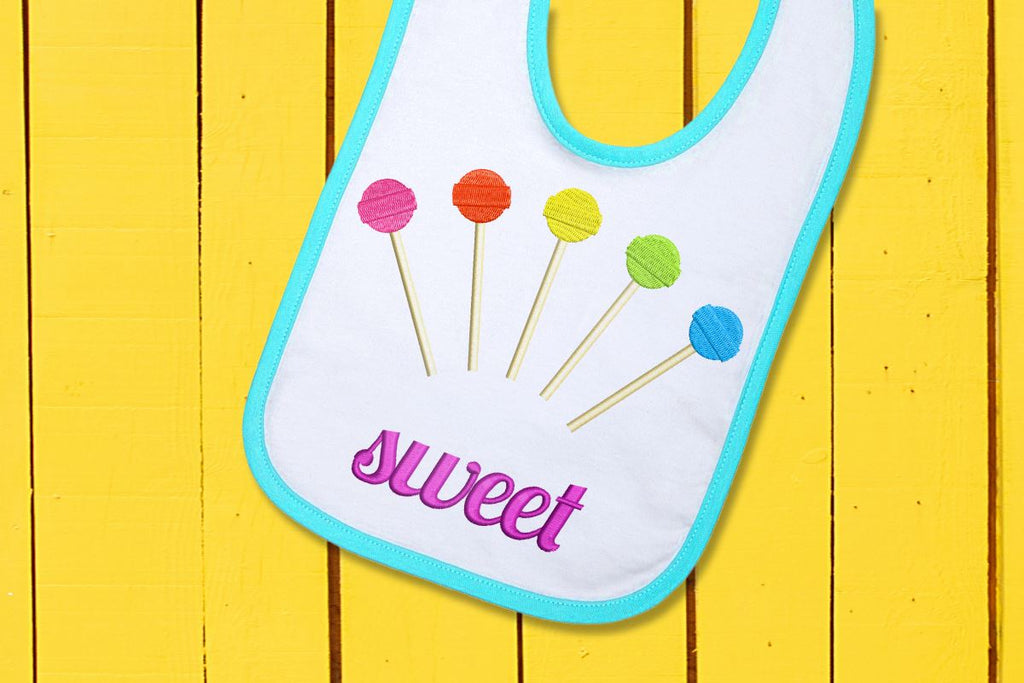 Sweet Lollipops Embroidery - So Fontsy