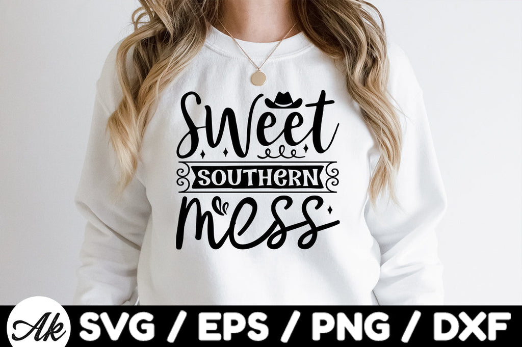 Sweet southern mess svg - So Fontsy