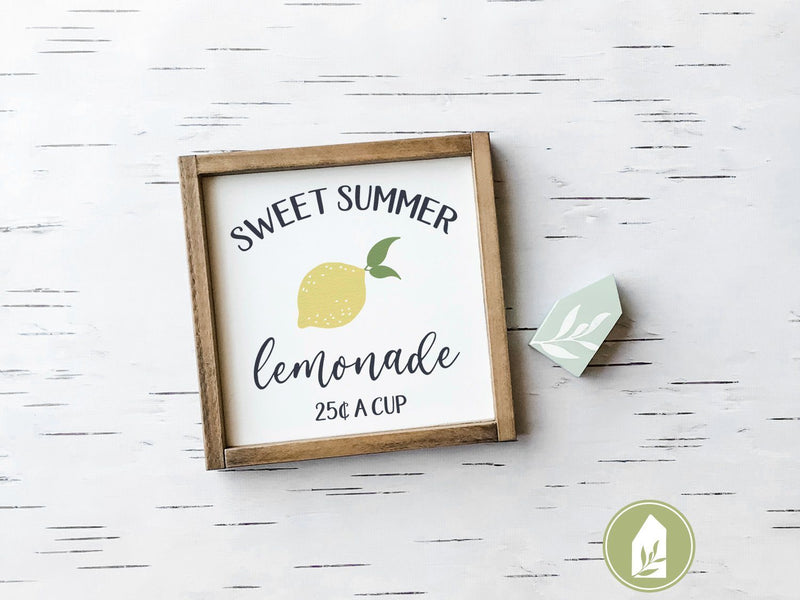 Sweet Summer Lemonade SVG | Lemon SVG | Farmhouse SVG Files - So Fontsy