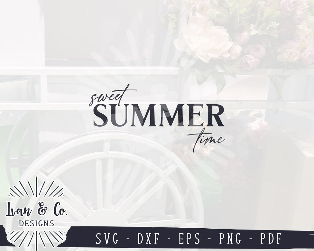 Sweet Summer Time SVG Files | Summer Svg | Farmhouse Svg | Round Sign ...