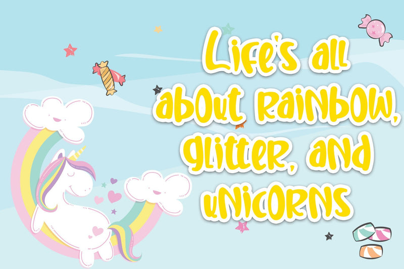 Sweet Unicorn - So Fontsy
