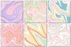 Sweet Unicorn Pastel Digital Papers Backgrounds Set - So Fontsy