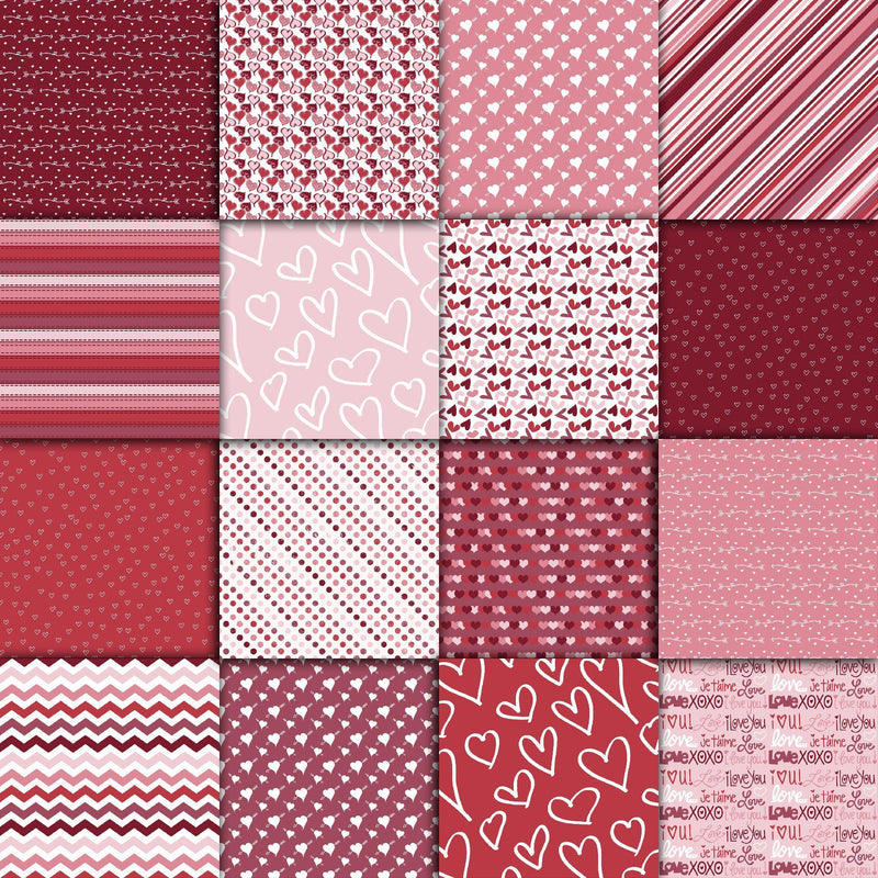 Sweet Valentine Digital Paper - So Fontsy