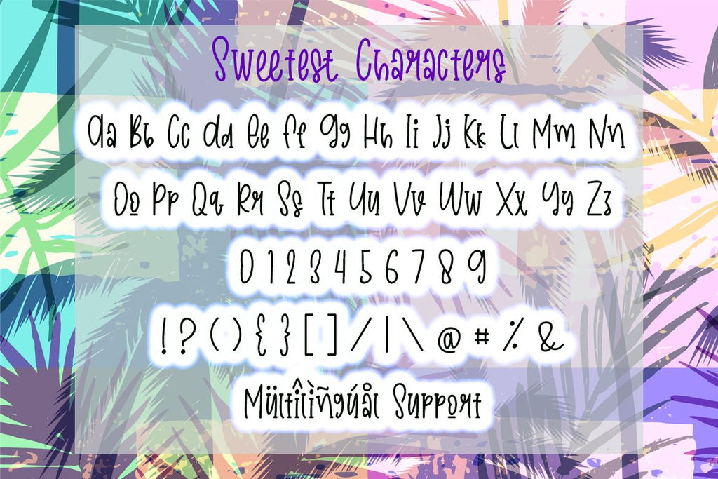 Sweetest - So Fontsy