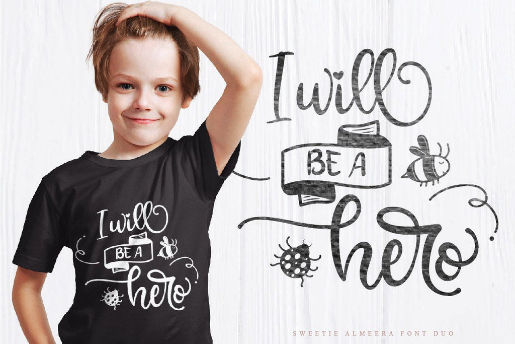 Sweetie Almeera Font Duo - So Fontsy