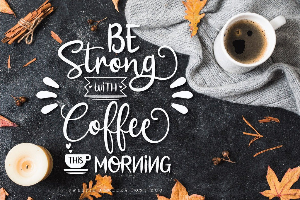 Sweetie Almeera Font Duo - So Fontsy