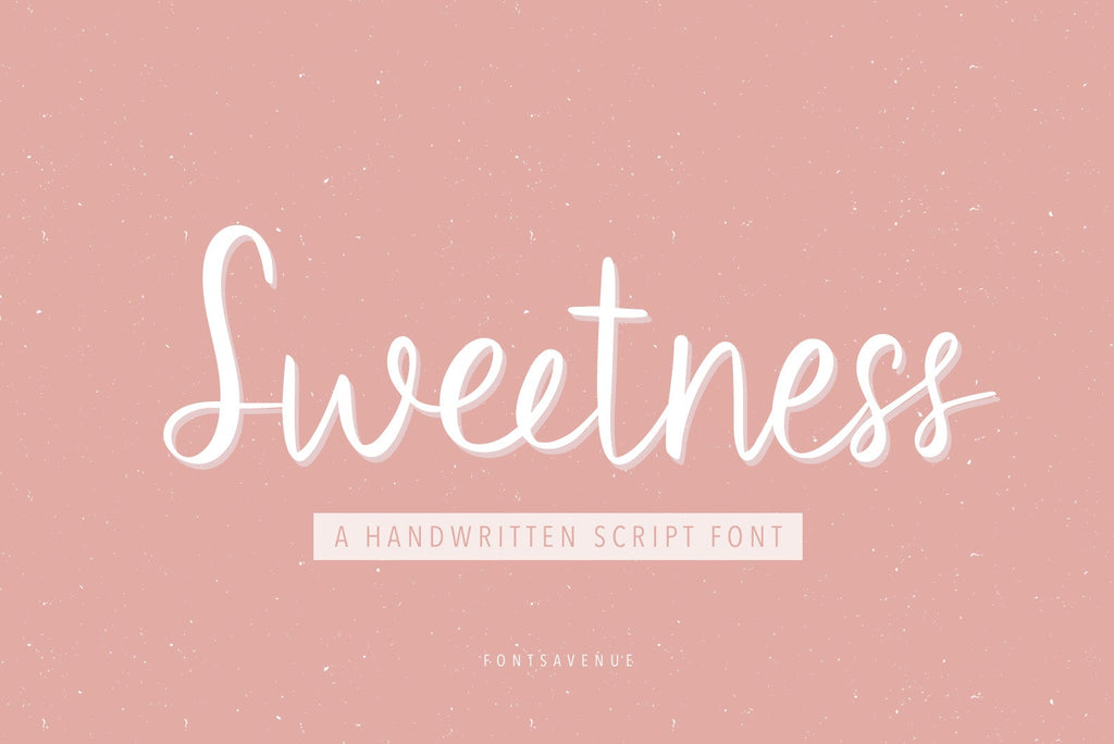 Sweetness | Handwritten Script Font - So Fontsy
