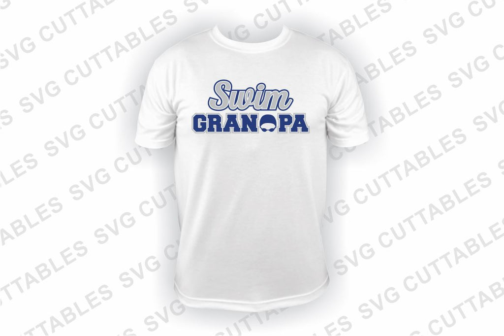 Swim Grandma Swim Grandpa - So Fontsy