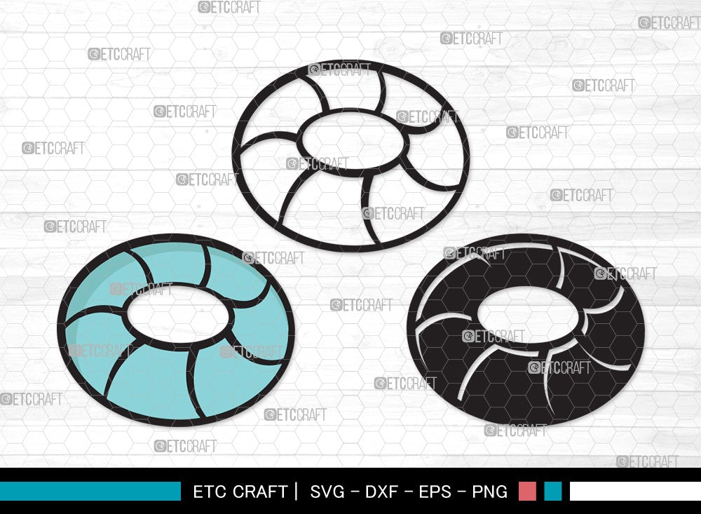 Swim Ring SVG Cut File | Ring Buoy Svg | Lifesaver Svg | Lifebuoy Svg ...