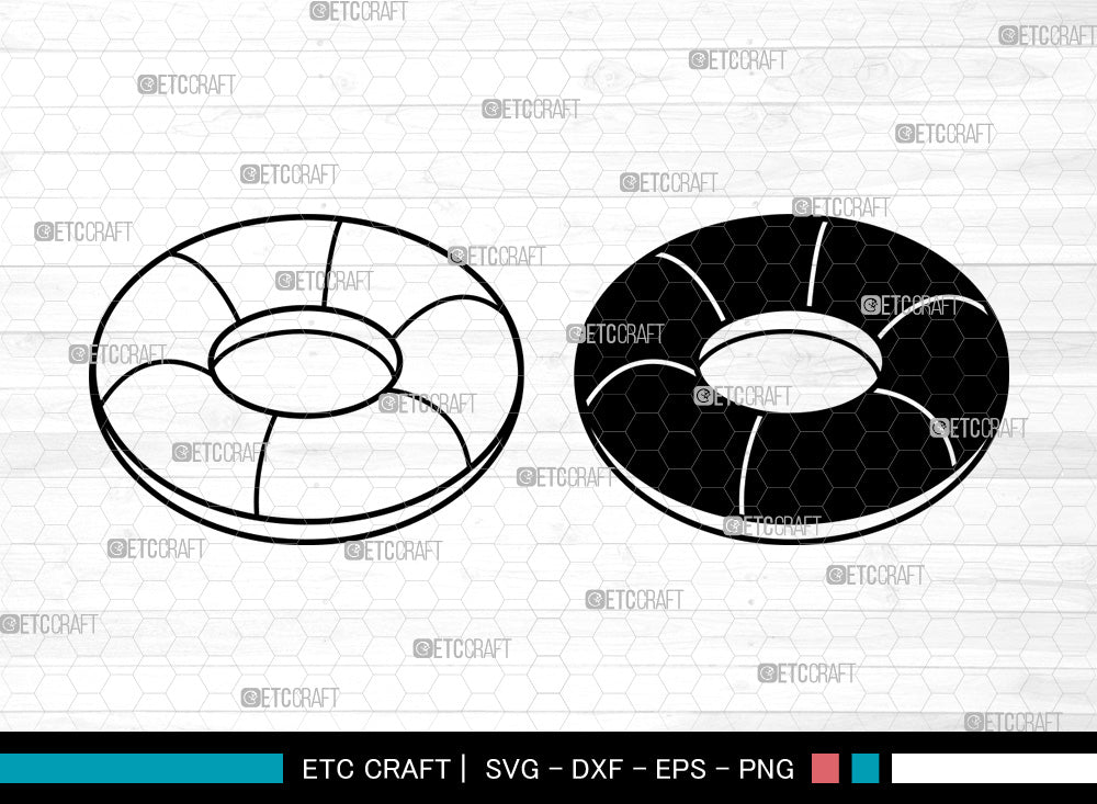 Swim Ring SVG, Swimming Tire Svg, Ring Buoy Svg, Lifesaver Svg, Life B ...