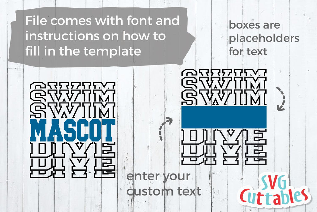 Swim svg - Dive Cut File - Swim Template 003 - Dive Template - svg ...