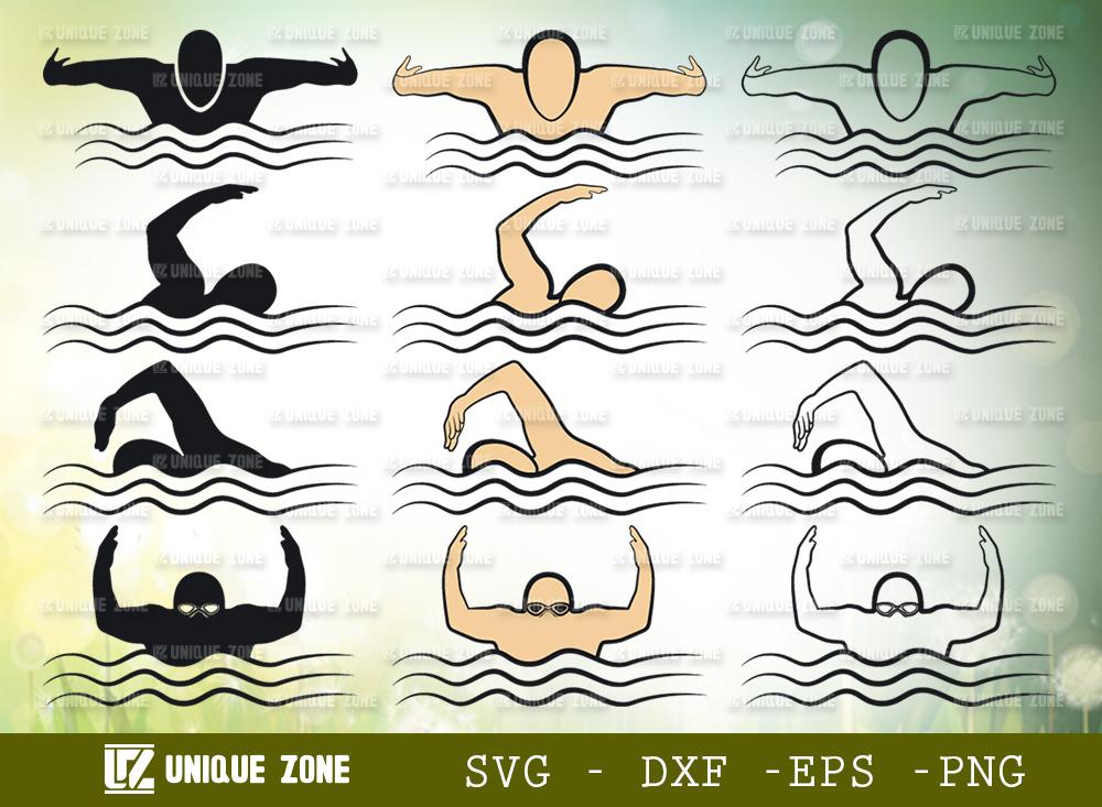 Swimmer SVG Cut Files | Sports Svg | Swimming Diving Svg | Swim Svg ...