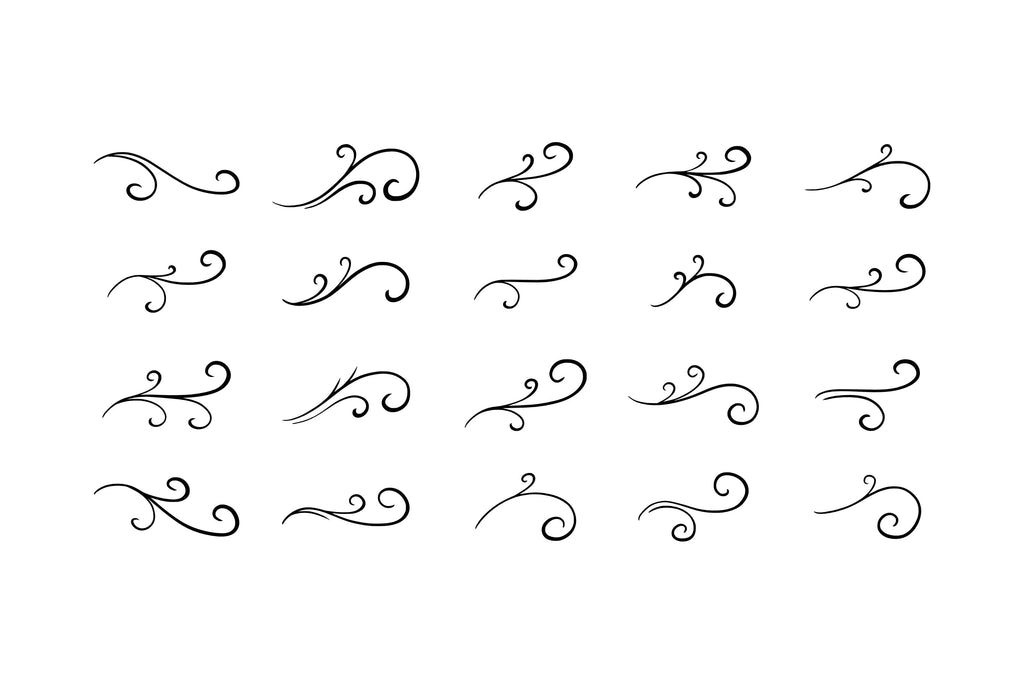 Swirl Ornament - So Fontsy