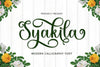 Syakila Script - So Fontsy