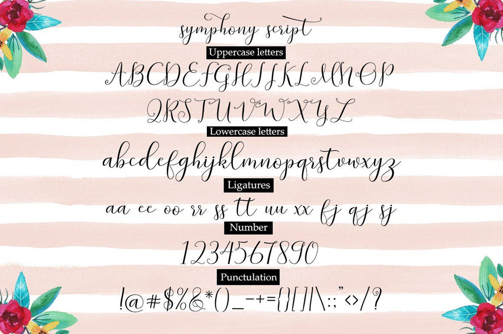 Symphony Script - So Fontsy