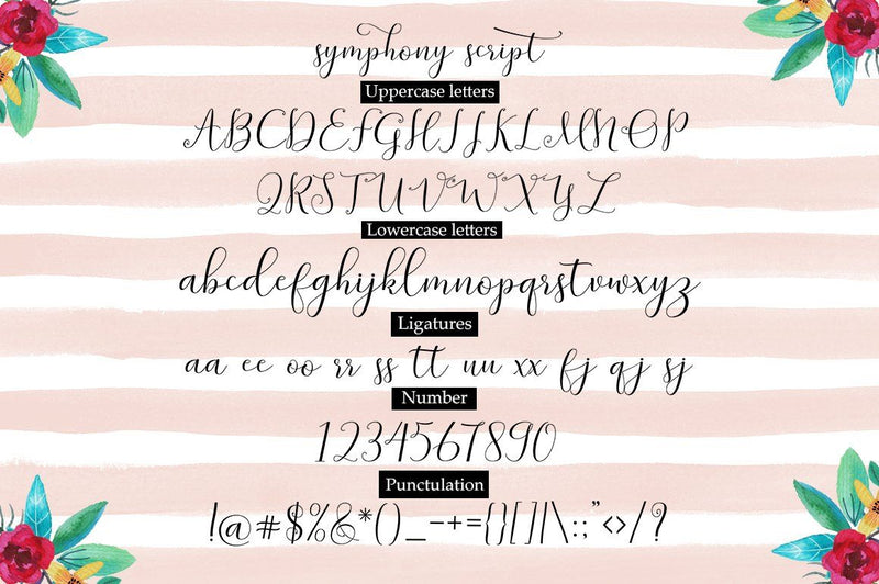 Symphony Script - So Fontsy