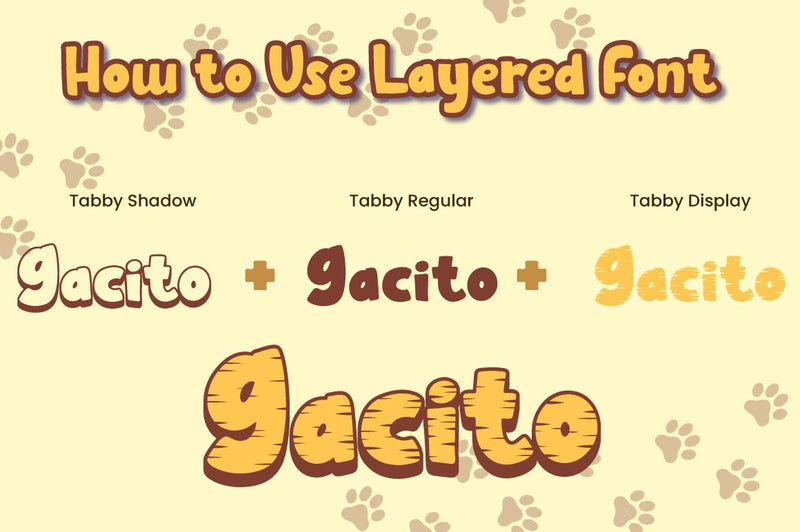Tabby - Display Font - So Fontsy
