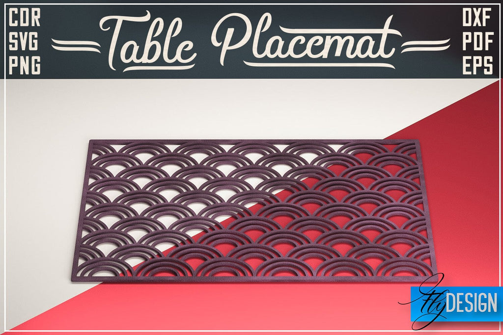 Table Placemat SVG | Table Placemat SVG Design | Home Decoration SVG ...