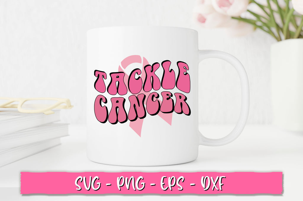 Tackle cancer Retro SVG - So Fontsy