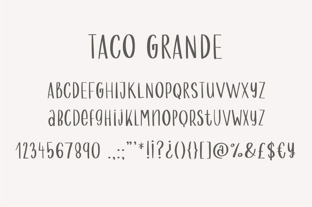Taco Grande - So Fontsy