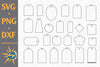 Tag Outline SVG, PNG, DXF Digital Files Include - So Fontsy
