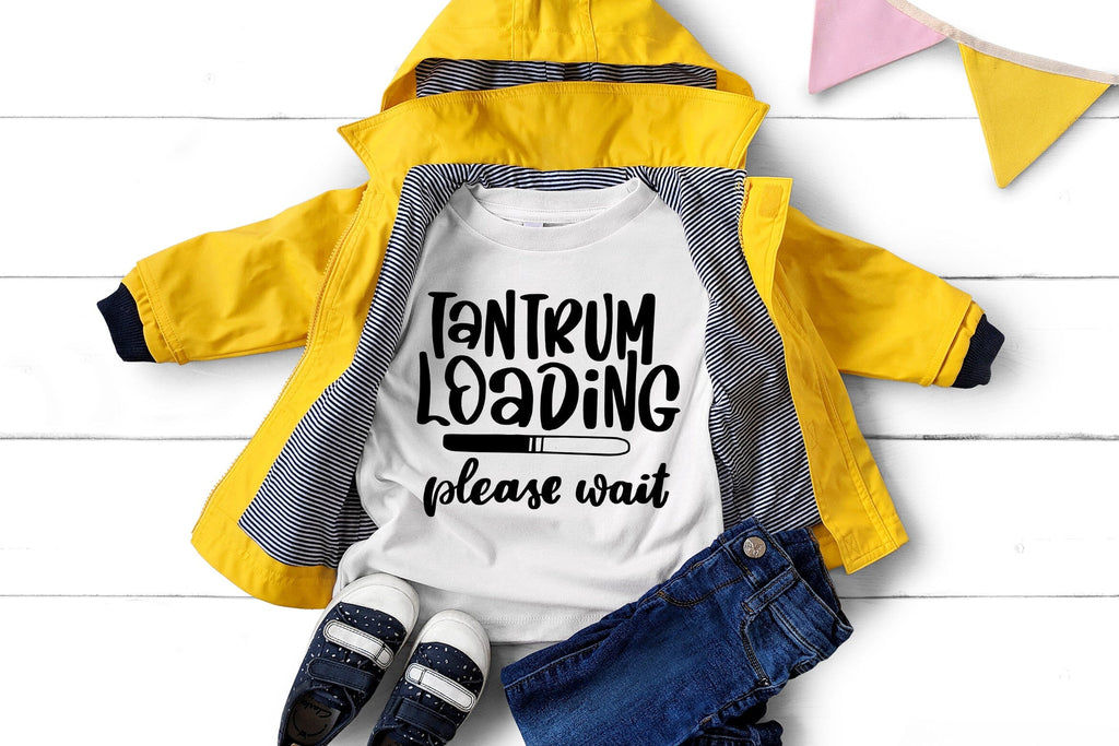Tantrum Loading SVG Cut File - So Fontsy