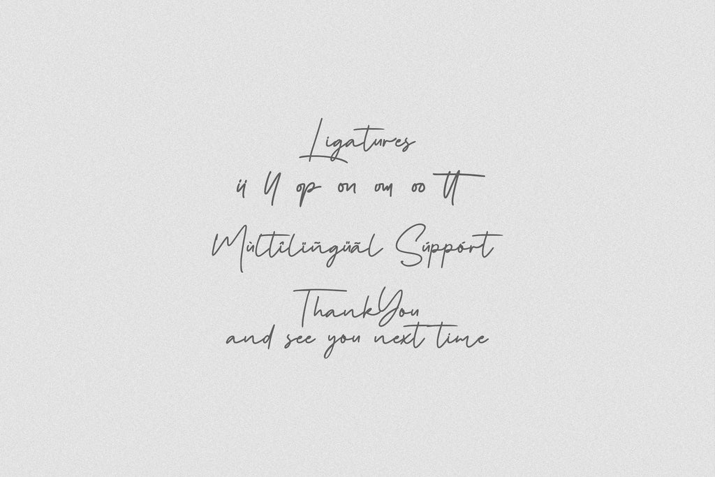 Tanya Hati - Signature Script Font - So Fontsy