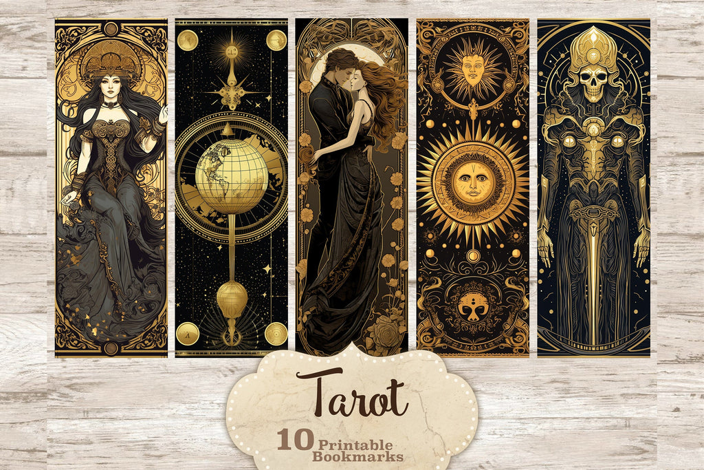Tarot Printable Bookmarks | Zodiac Printable - So Fontsy