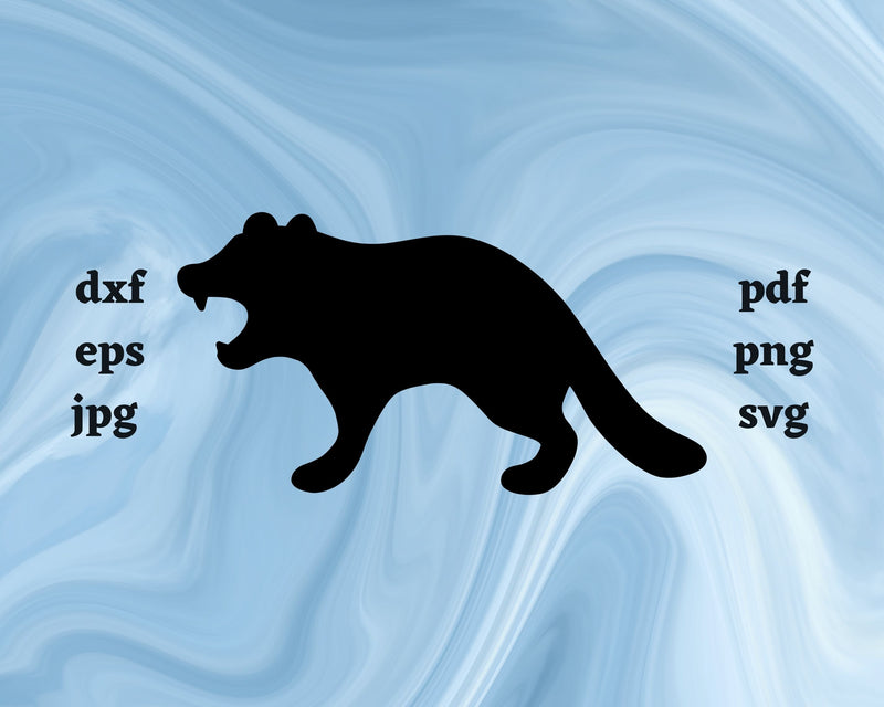 Tasmanian Devil SVG Cut File - So Fontsy