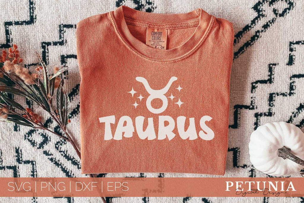 Taurus Zodiac Sign SVG | Zodiac SVG - So Fontsy