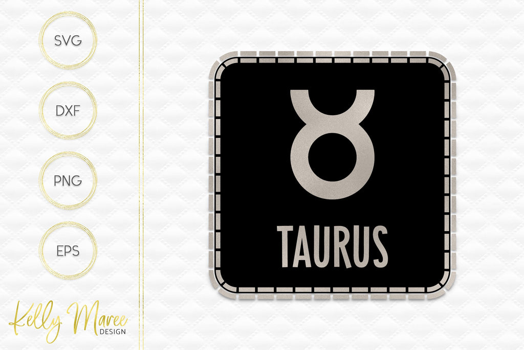 Taurus Zodiac SVG Cut File - So Fontsy