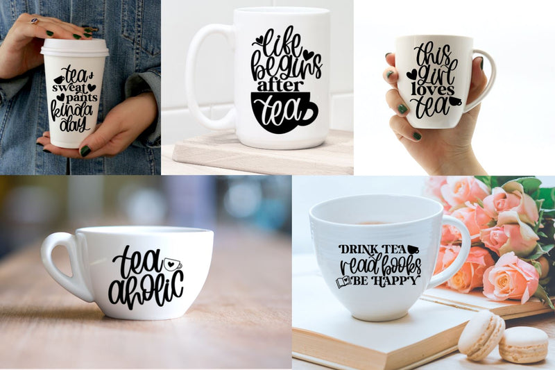 Tea lover svg bundle, tea quotes svg, tea cup svg, tea shirt svg, tea ...