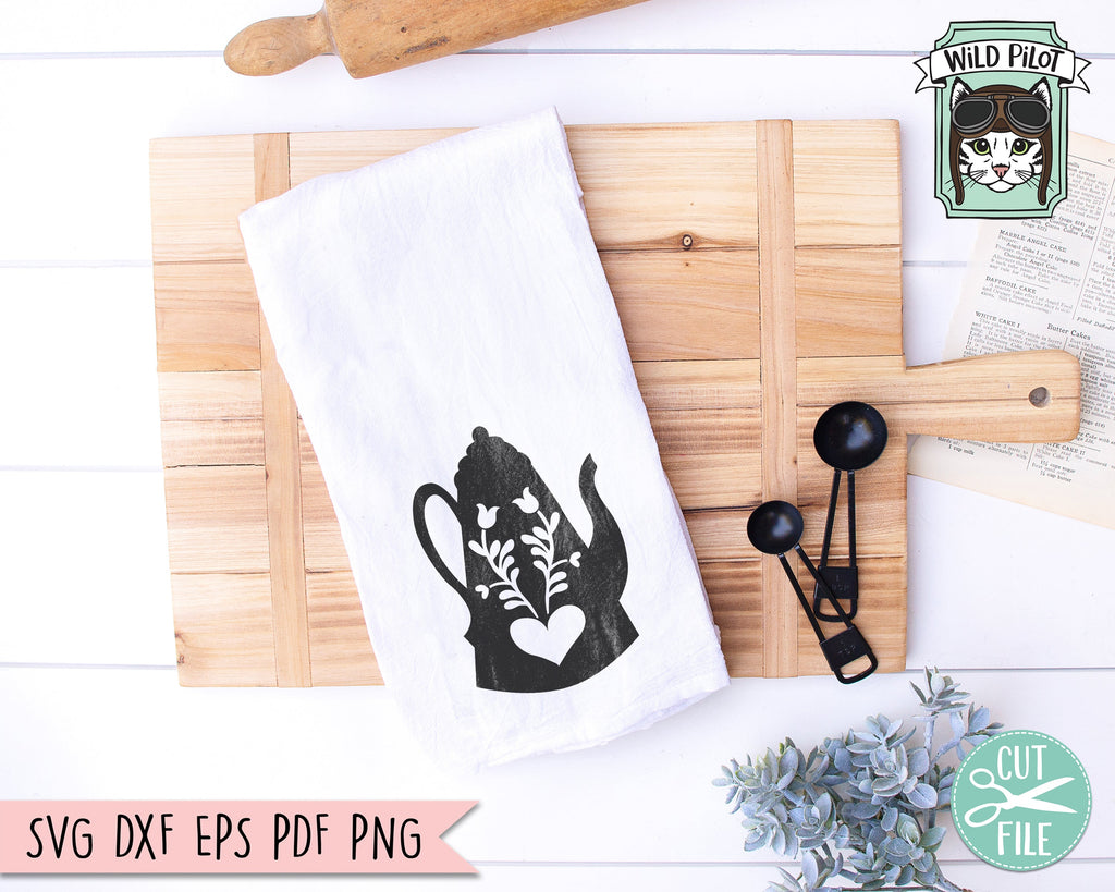 Tea Party SVG Cut File - So Fontsy