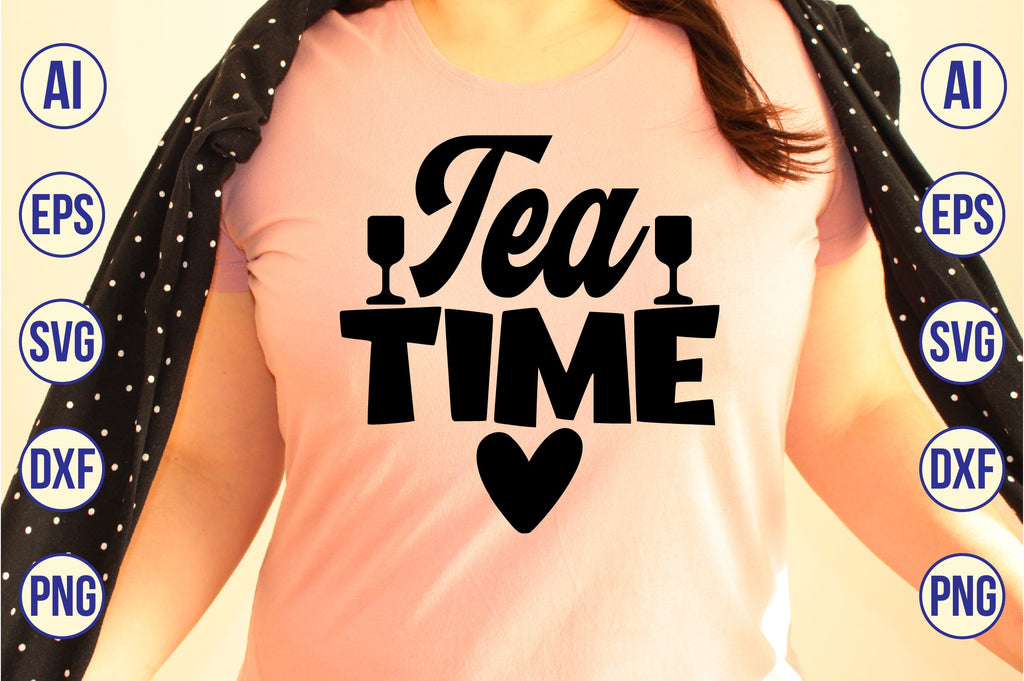 TEA TIME svg - So Fontsy