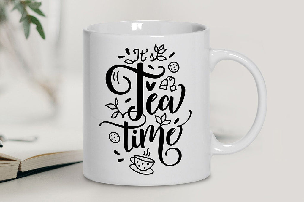 Tea Time SVG - So Fontsy
