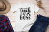 Teach like a boss svg,Kindergarten Teacher Svg, Cool Teacher T-shirt ...