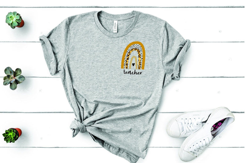 Teacher Boho Rainbow SVG | Teacher Designs | SVG PNG DXF EPS - So Fontsy