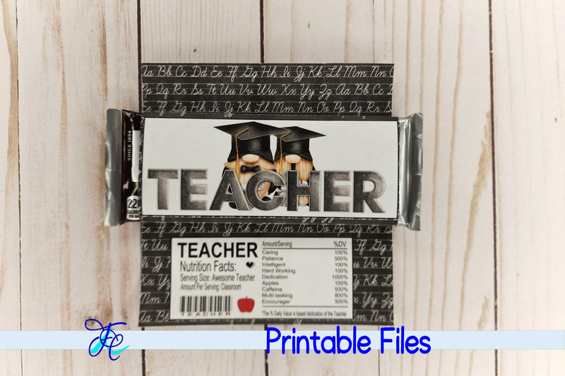 Teacher Candy Bar Wrapper - So Fontsy
