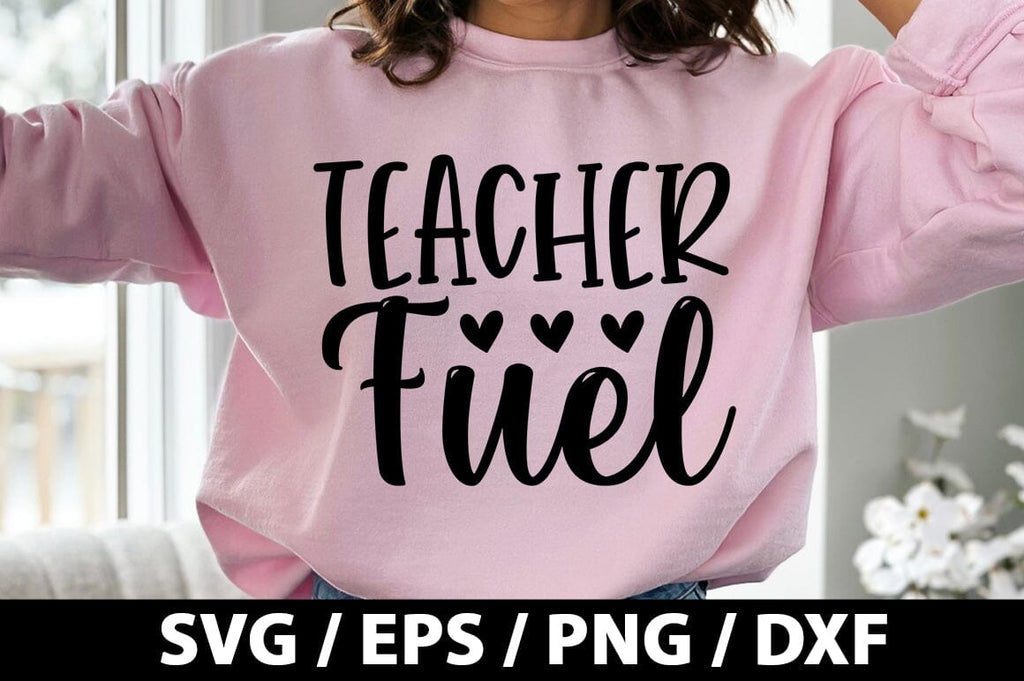 Teacher fuel SVG - So Fontsy