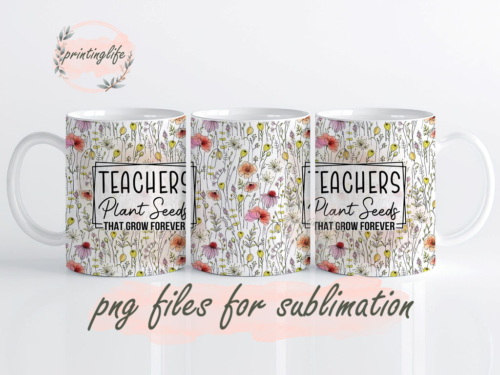 Teacher 20 oz Tumbler PNG, Teacher Appreciation Gift, Teacher Floral ...