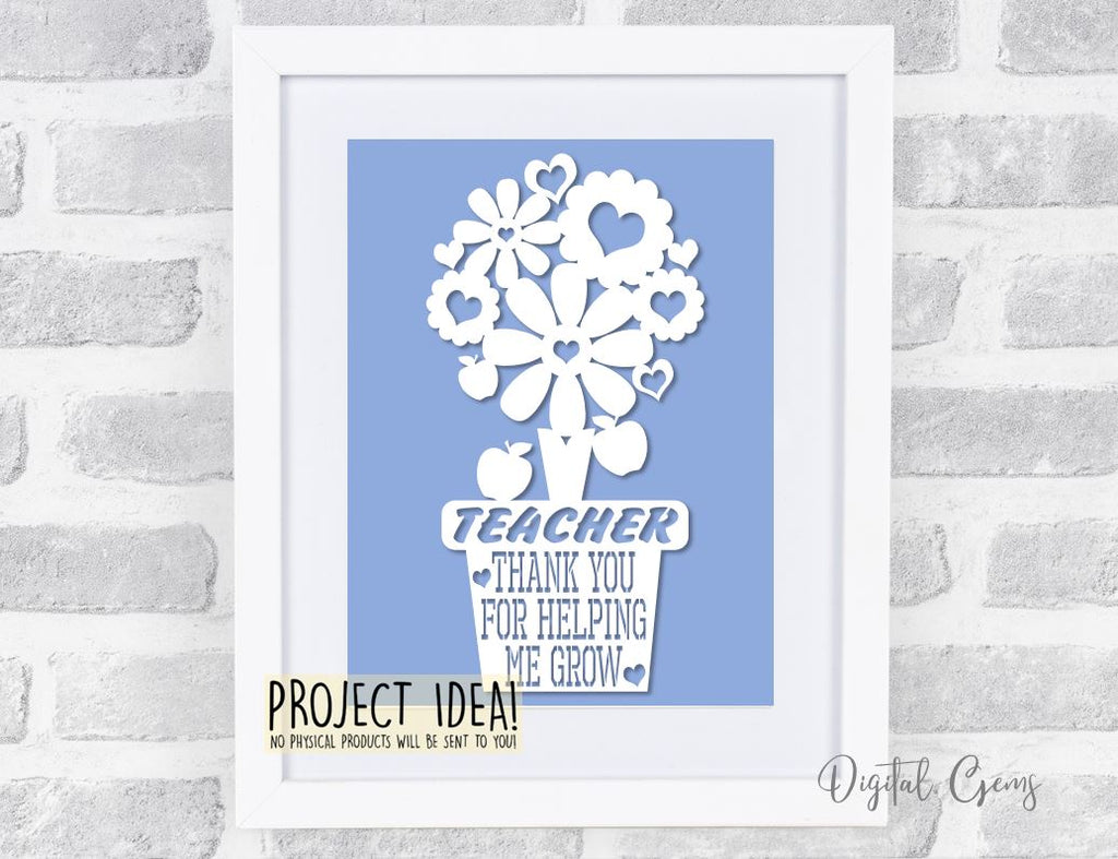 Teacher paper cut bundle - So Fontsy