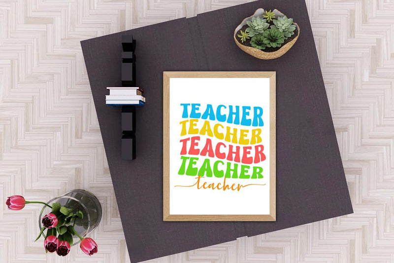 Teacher Stickers Bundle I Printable Teacher Stickers PNG - So Fontsy