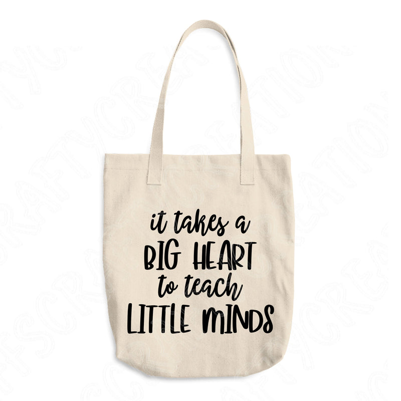 Teacher Svg, It Takes A Big Heart To Teach Little Minds Svg, Dxf, Eps ...
