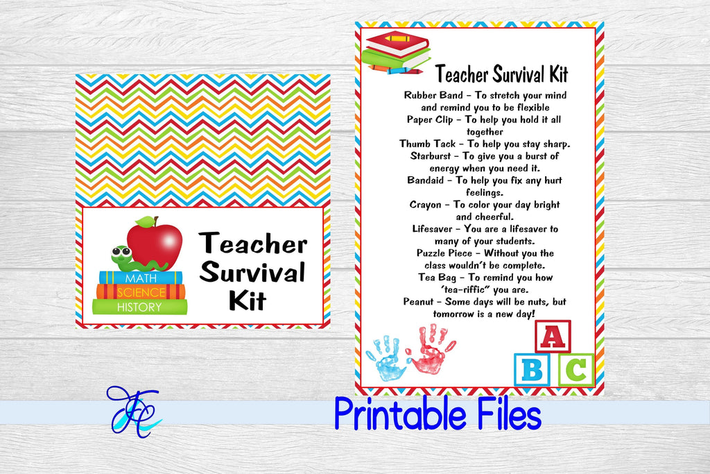 Teachers Survival Kit - So Fontsy