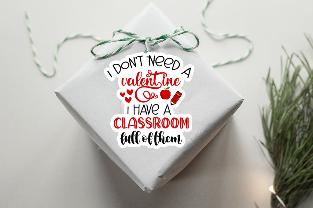 Teachers Valentines Day Stickers Bundle- Teacher Stickers - So Fontsy