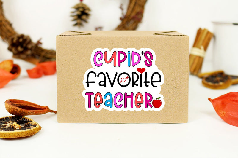 Teachers Valentines Day Stickers Bundle- Teacher Stickers - So Fontsy