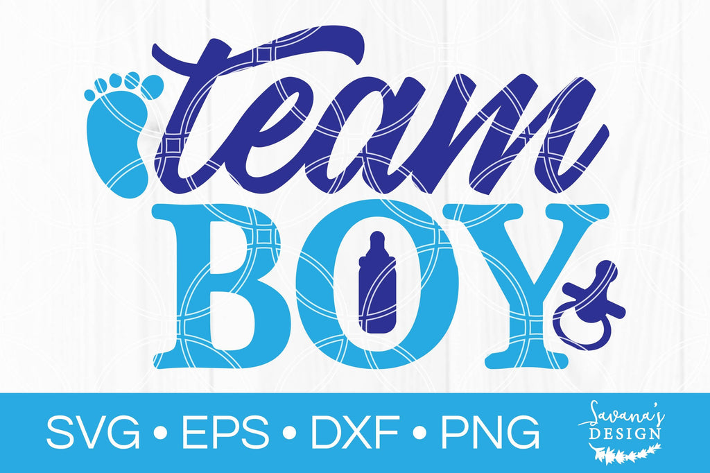 Team Boy SVG - So Fontsy