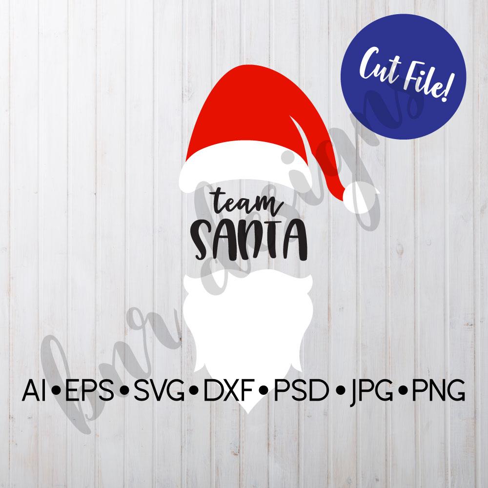 Team Santa SVG - So Fontsy